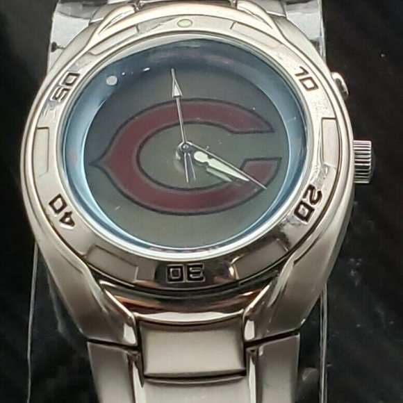 Fossil | Accessories | Chicago Bears Nfl Stainlesssteel Kaleido Watch ...